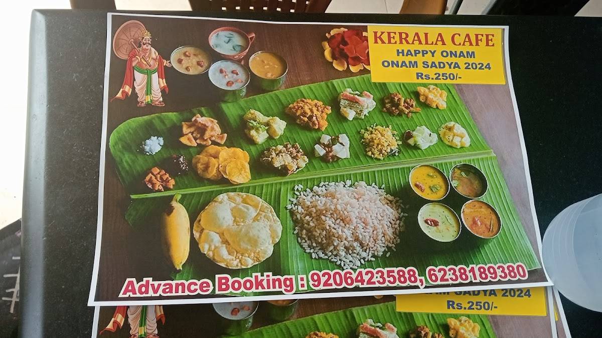 Menu at Kerala cafe, Bengaluru, Valley School