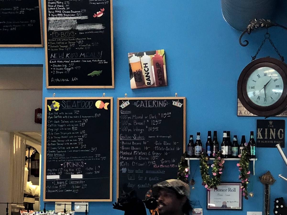 Menu at King Edwards restaurant, Crestwood