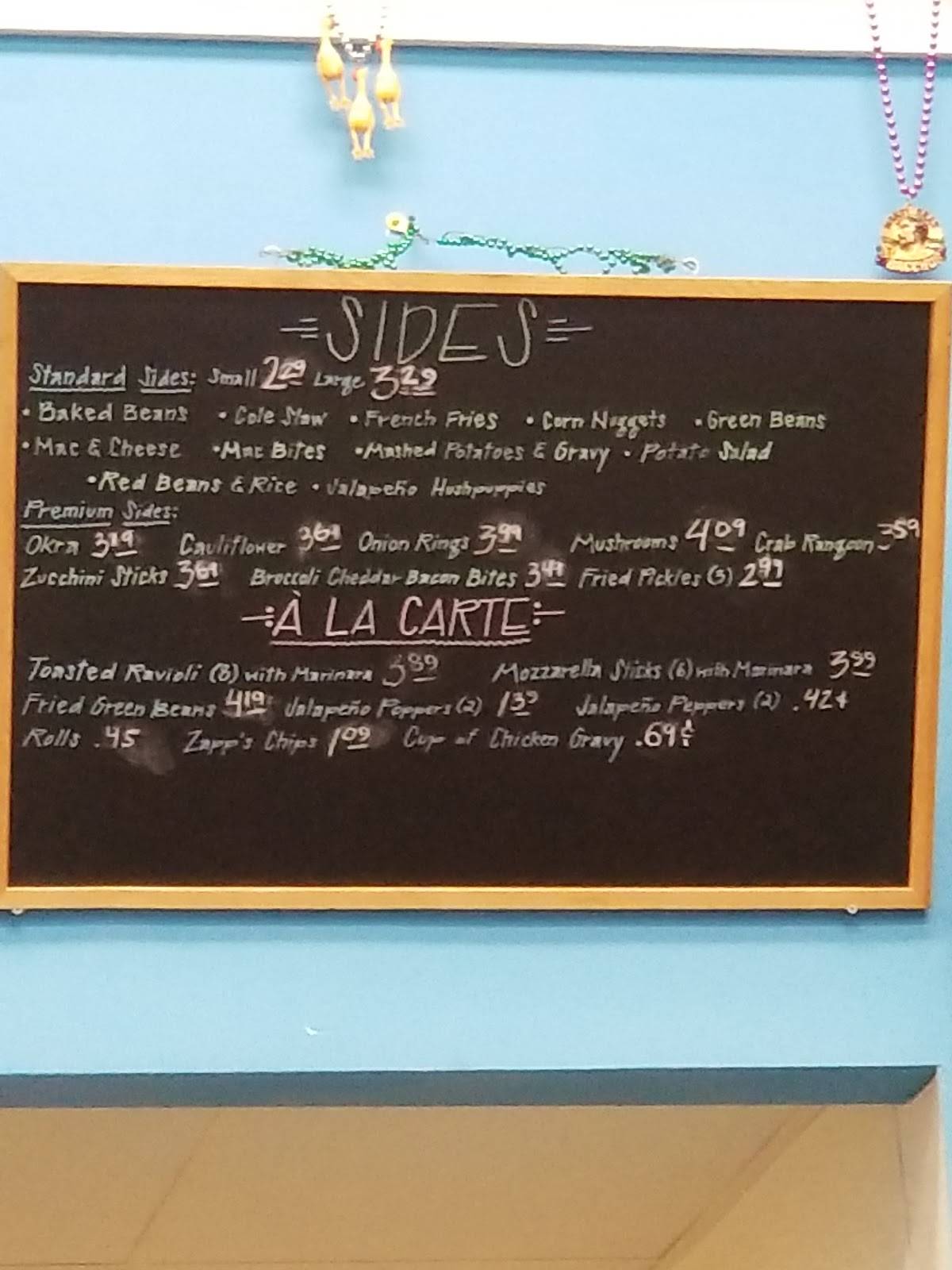 Menu at King Edwards restaurant, Crestwood