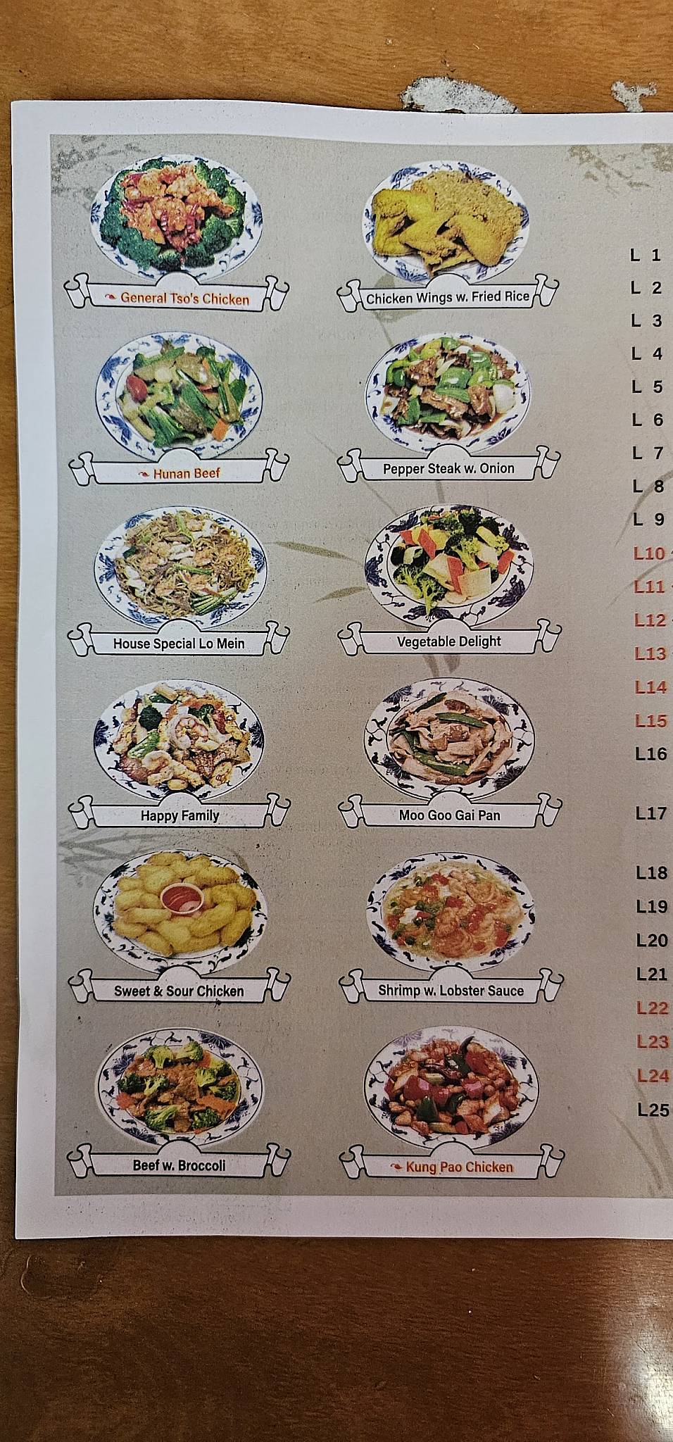Menu at Kin's Kitchen restaurant, Hendersonville