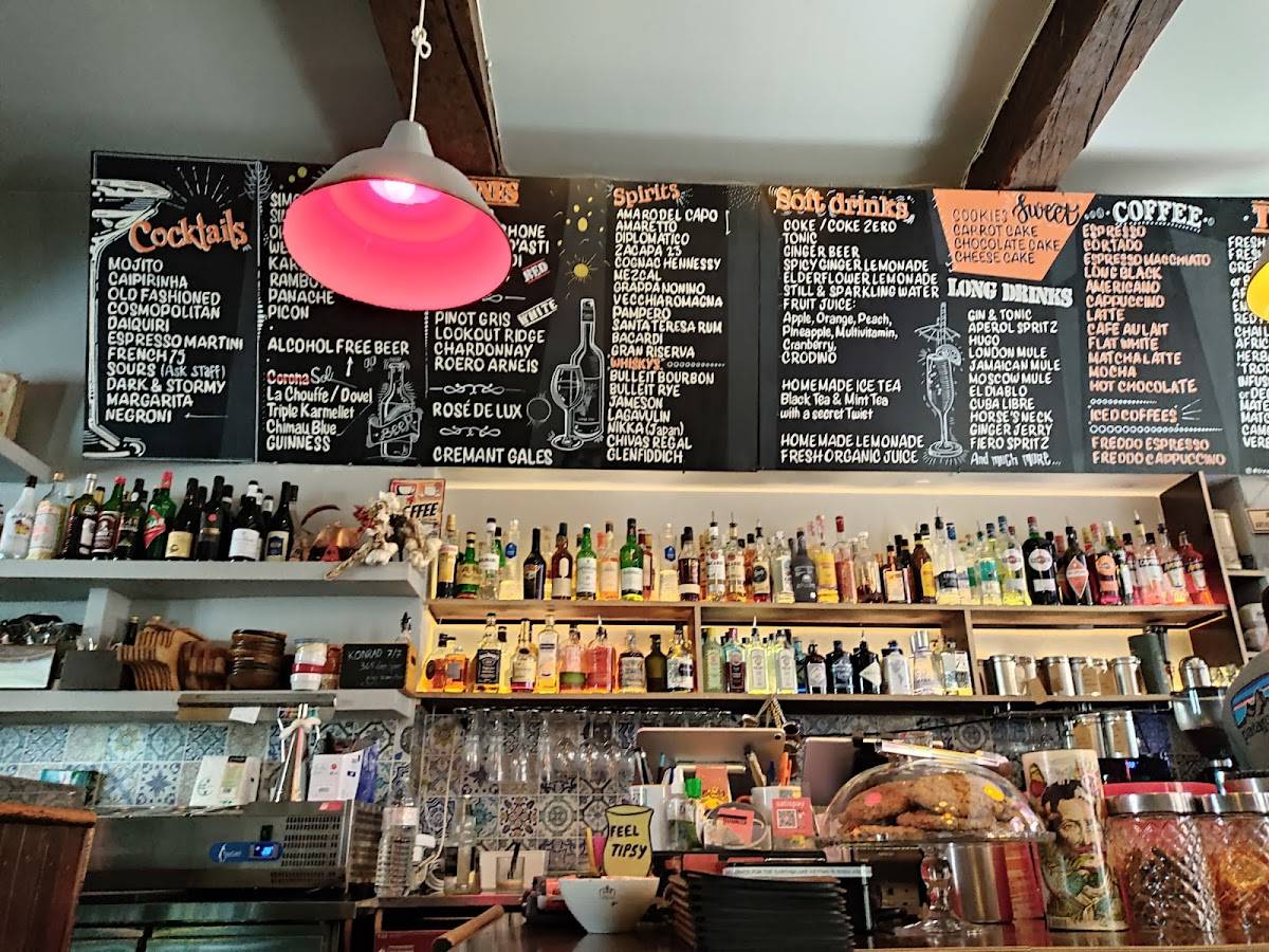 Menu at Konrad Café & Bar, Luxembourg City, 7 Rue du Nord