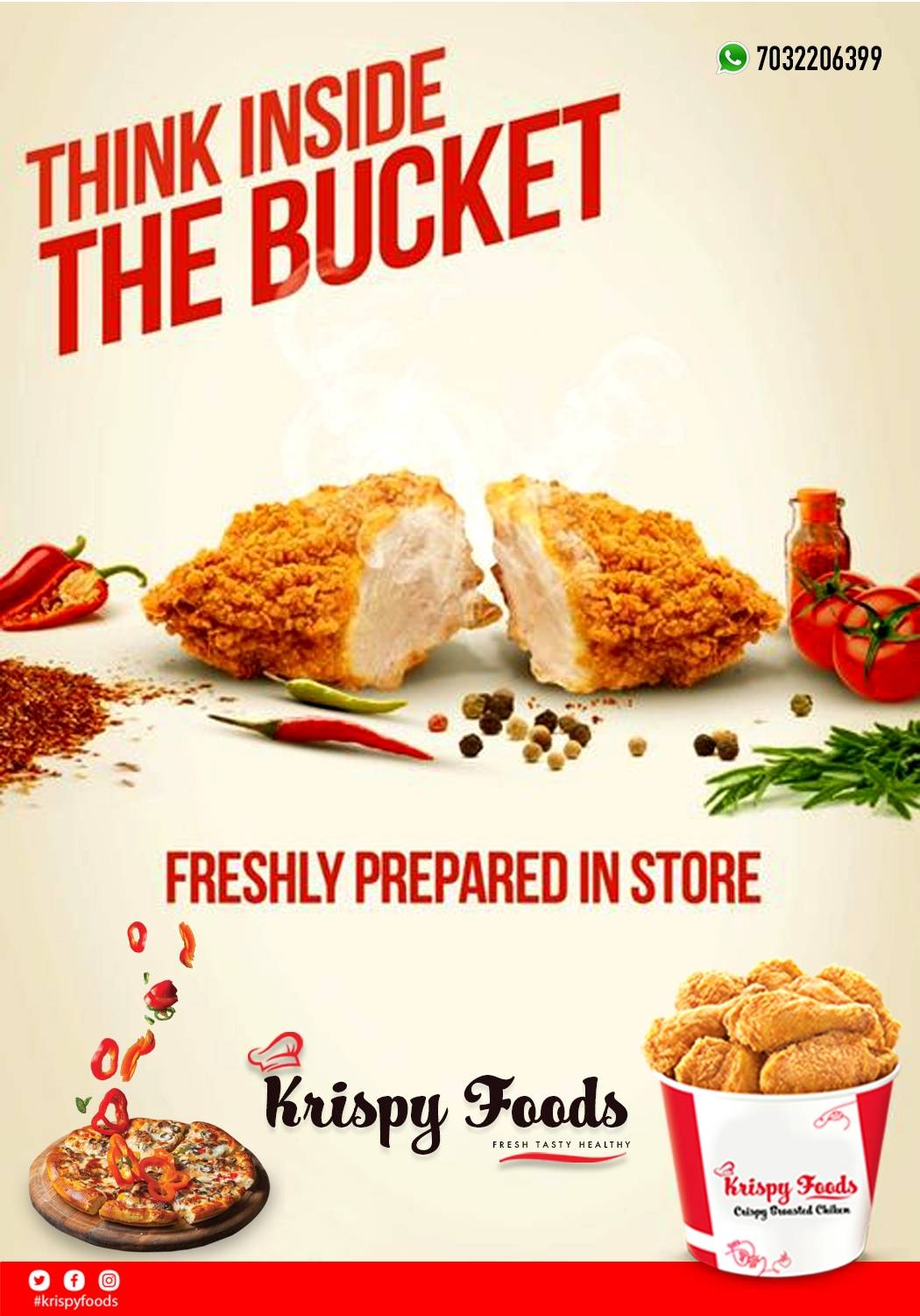 Menu at Krispy foods, Mandapeta