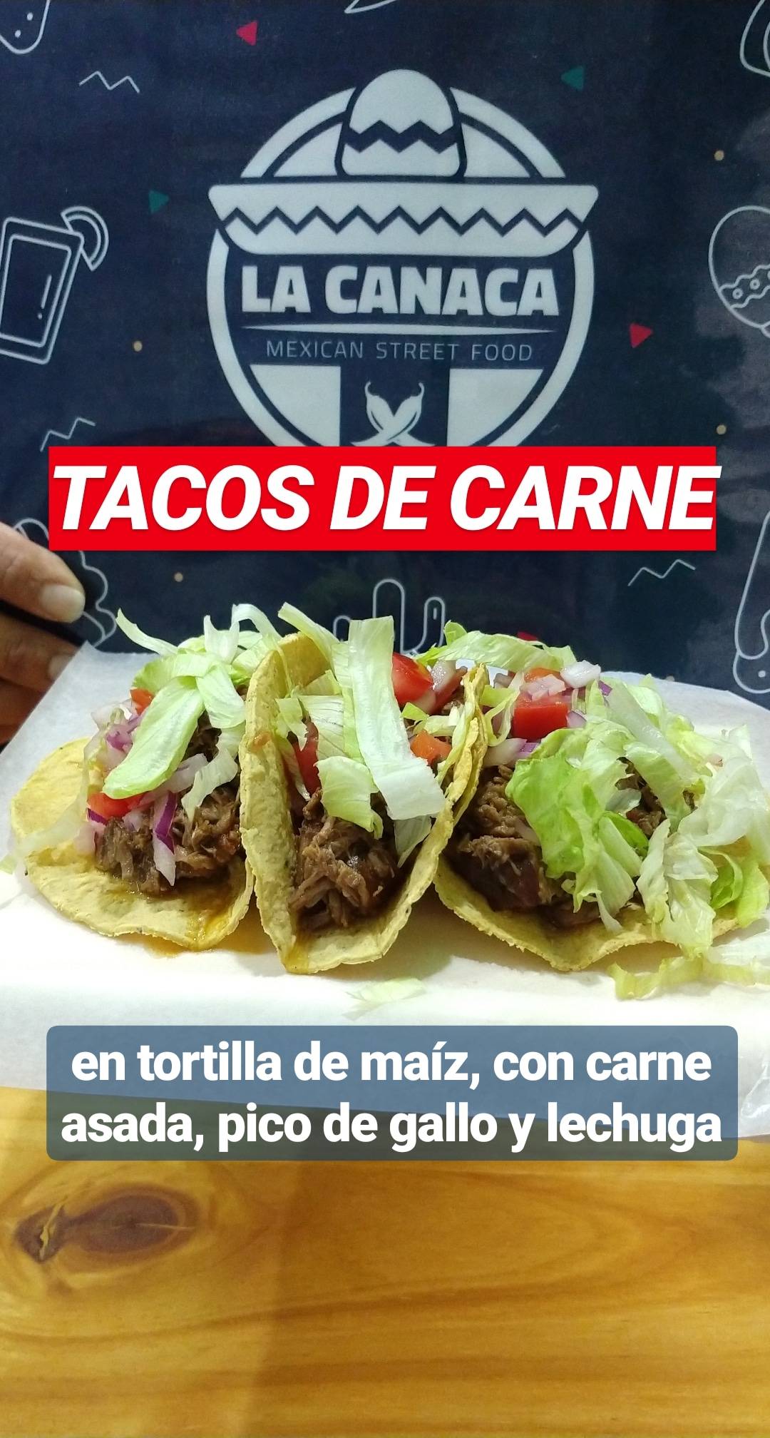 Carta del pub y bar LA CANACA - Mexican Street Food, Santa Fe