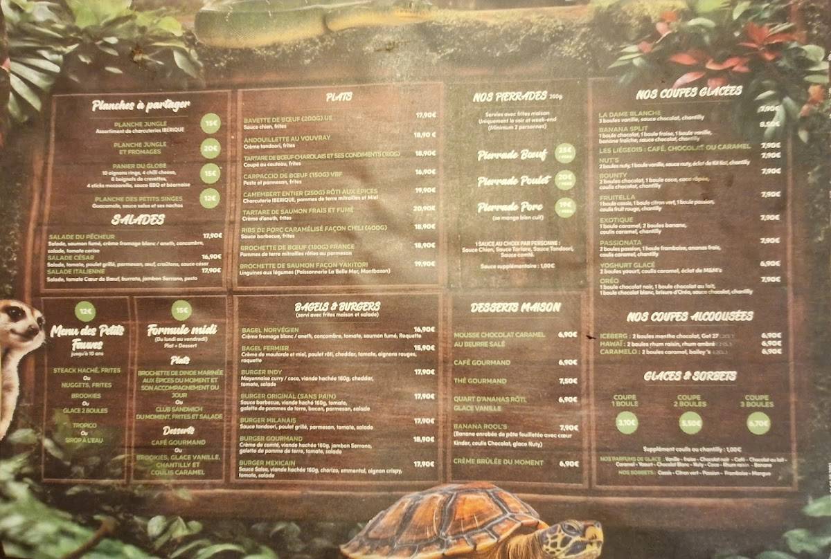 Menu au La Baraka, Chambray-lès-Tours