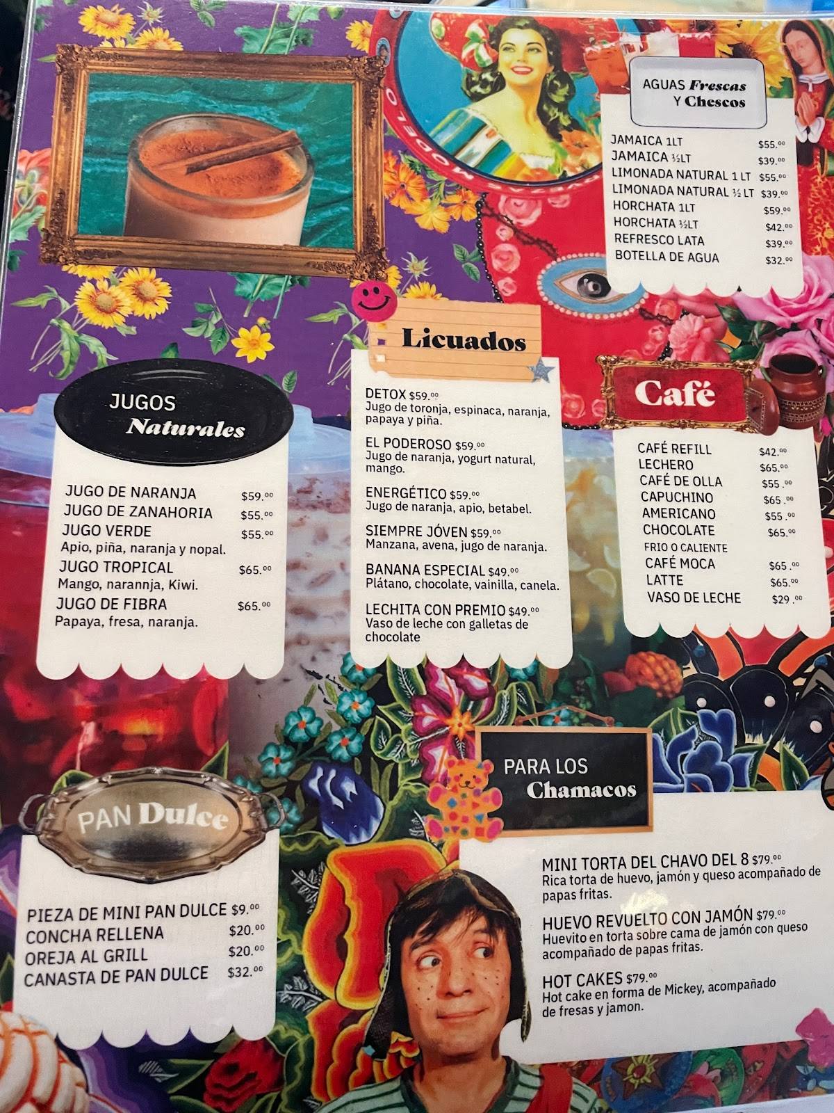 Menu at La Feria Centro restaurant, Ciudad Juarez, Av. Benito Juárez 725