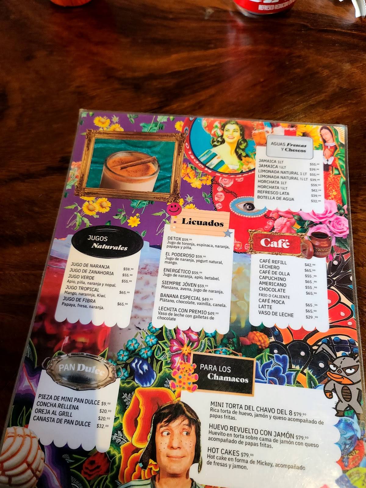 Menu at La Feria Centro restaurant, Ciudad Juarez, Av. Benito Juárez 725