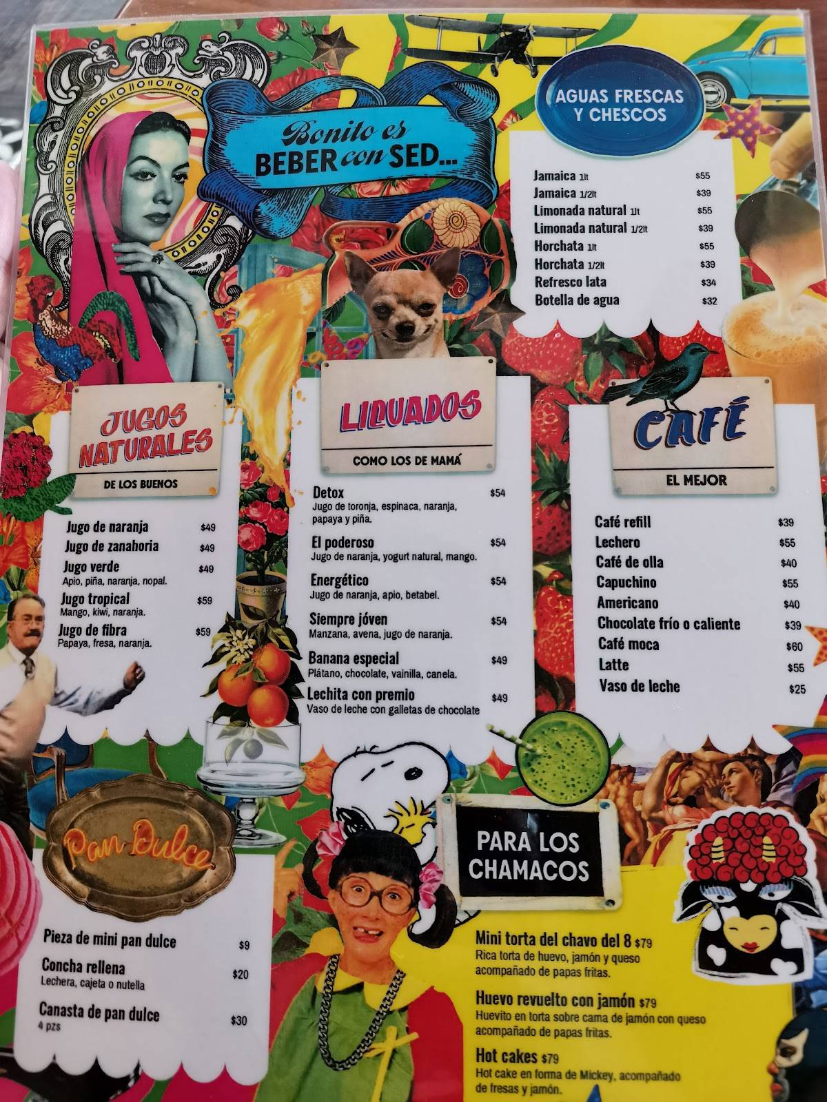 Menu at La Feria Centro restaurant, Ciudad Juarez, Av. Benito Juárez 725