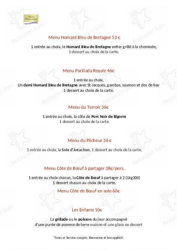 Menu au Restaurant Label Braise, Ségoufielle, 27 Route de Grenade ...