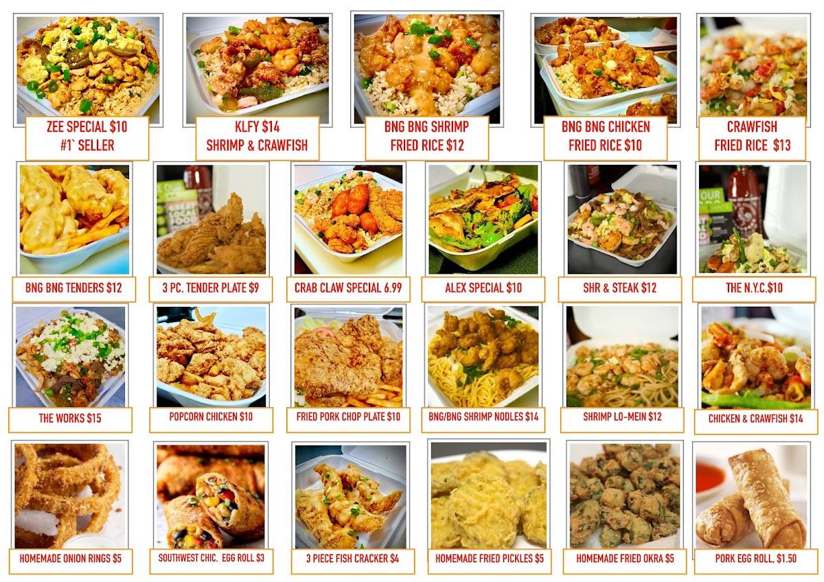 Menu at Hot Food Express pub & bar, Lafayette, Cameron St