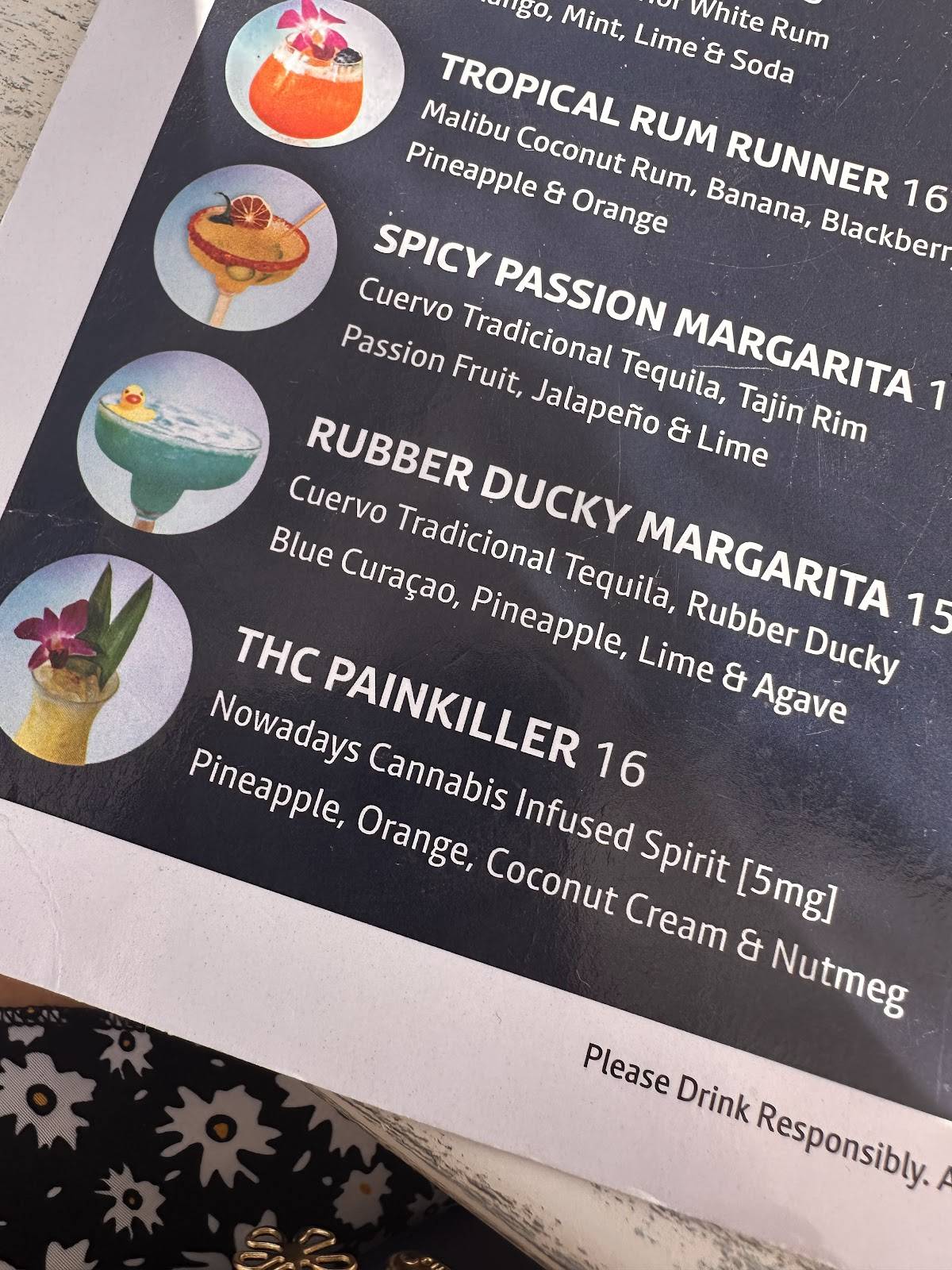 Menu at Benny's On The Beach - Pier pub & bar, Lake Worth