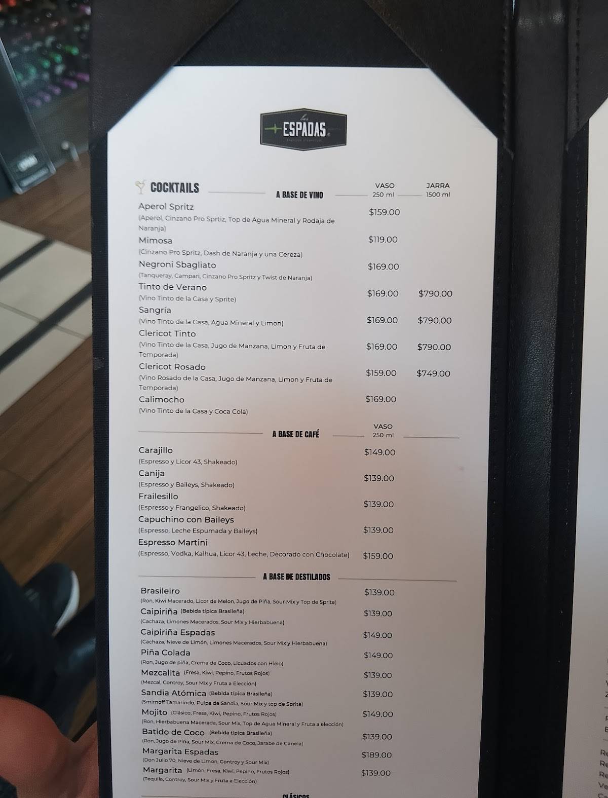 Carta de Las Espadas - Brazilian Steakhouse, Chihuahua, Av. Prol ...