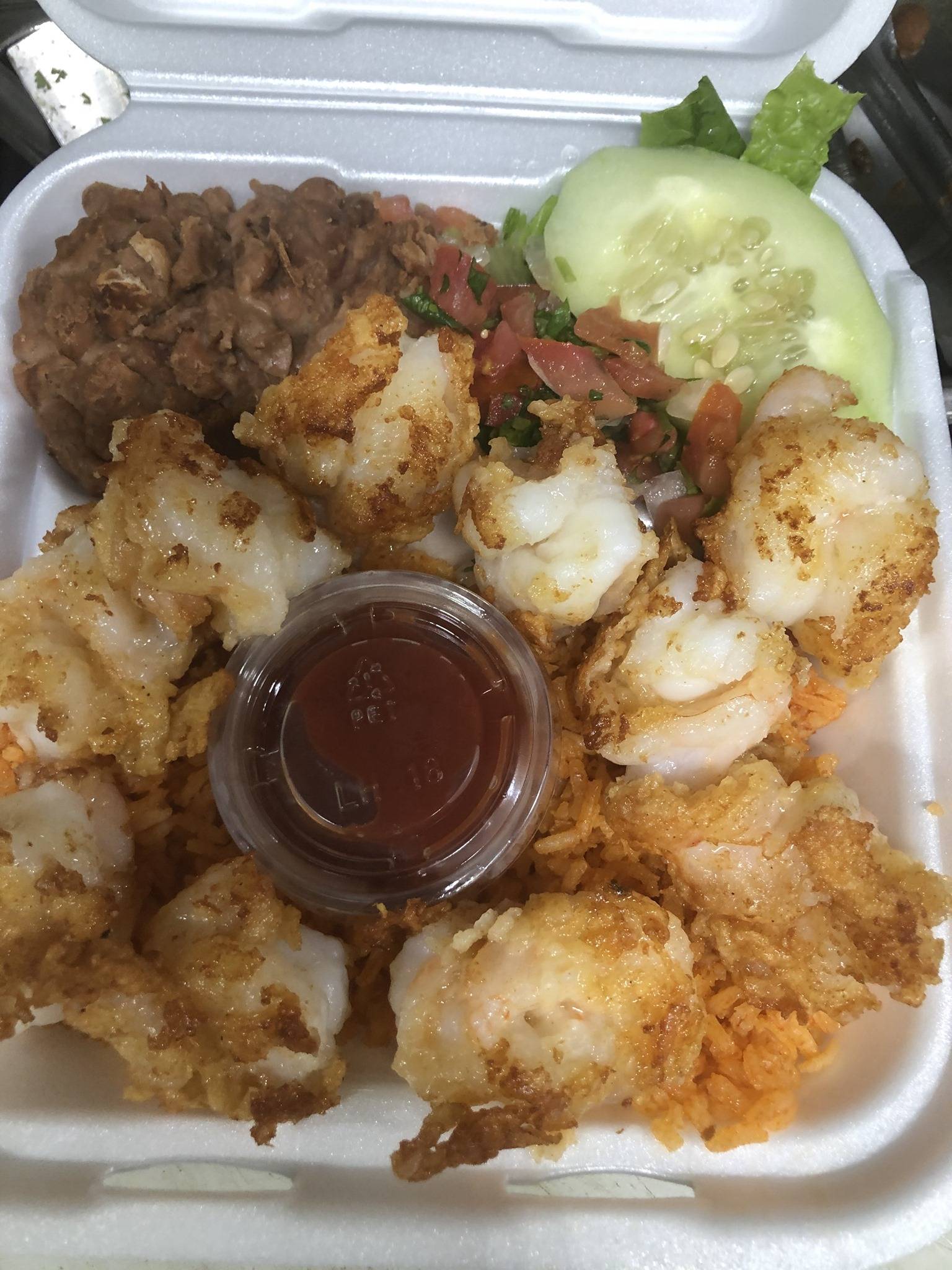 Menu at Las Marianas restaurant, Oakland