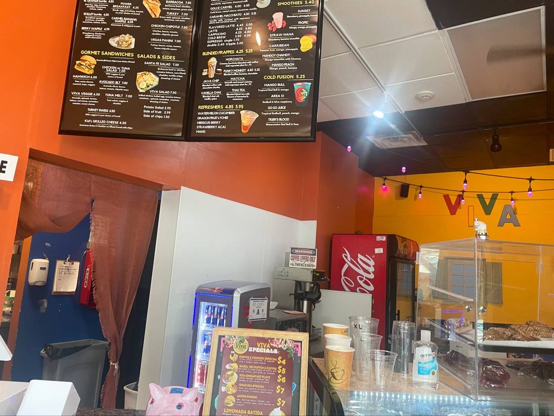 Menu at Viva Cafe, Las Vegas, 3528 S Maryland Pkwy #314