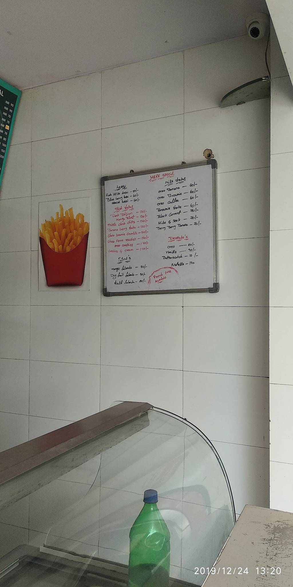 Menu at Lassi Spot Tolichowki, Hyderabad, CC35+FJM