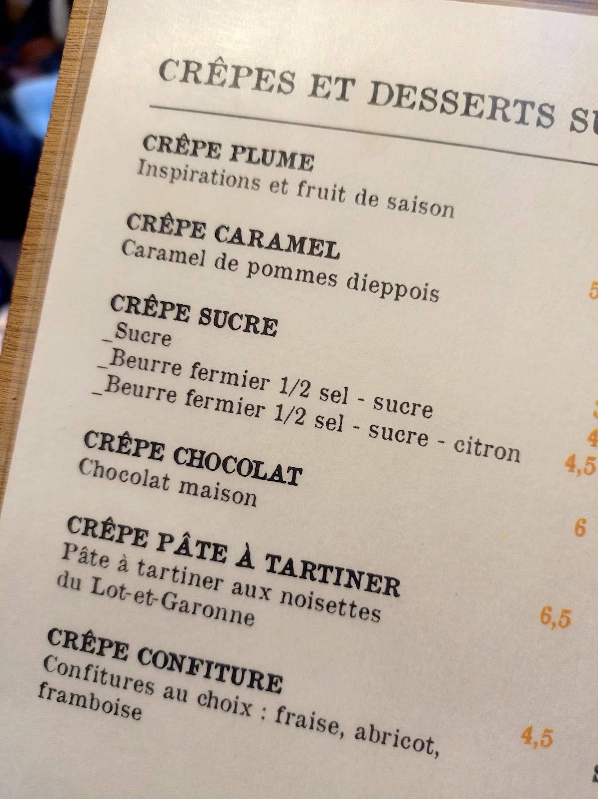 Menu au Le Cabestan restaurant, Yport, 9