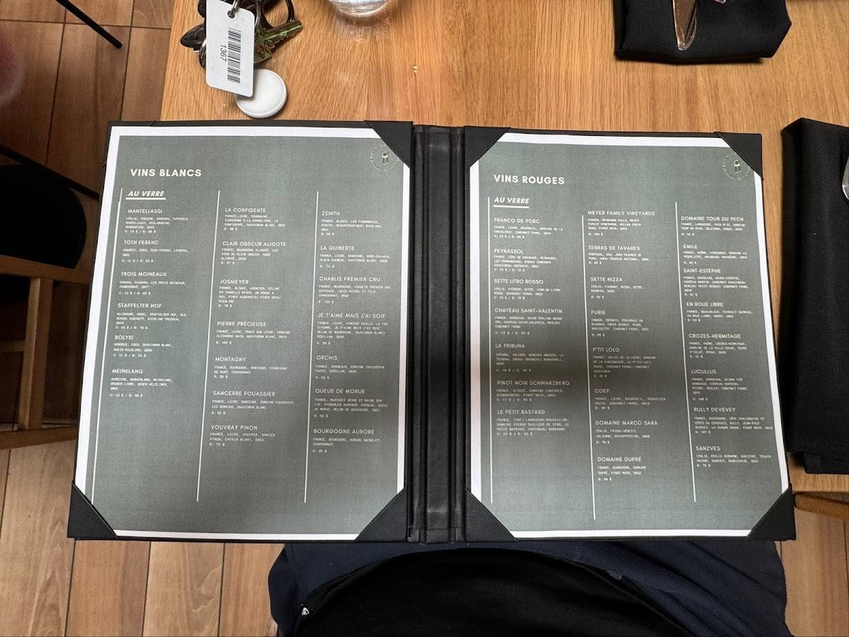 Menu au Le District Gourmet Sainte-Foy restaurant, Québec
