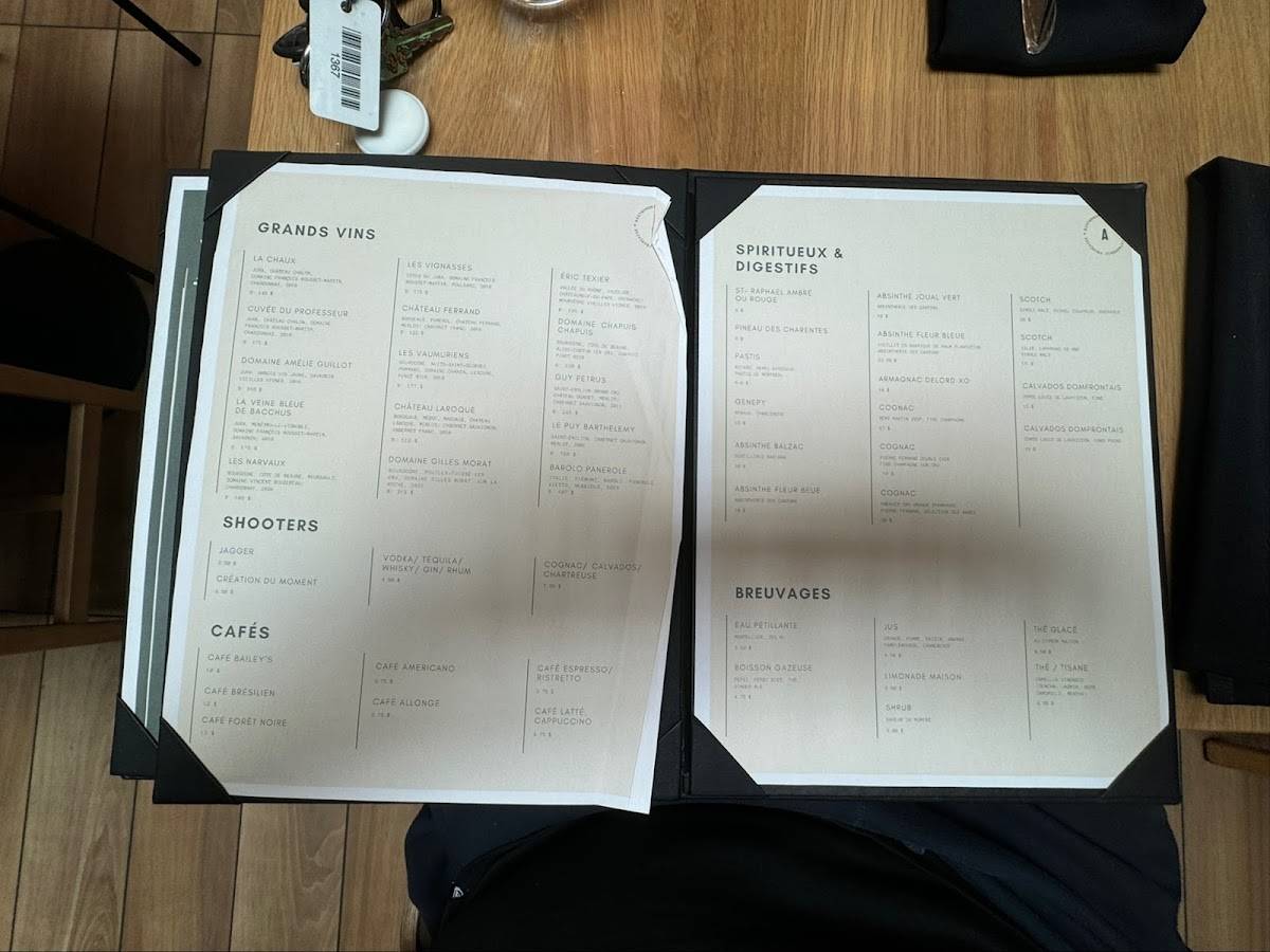 Menu au Le District Gourmet Sainte-Foy restaurant, Québec