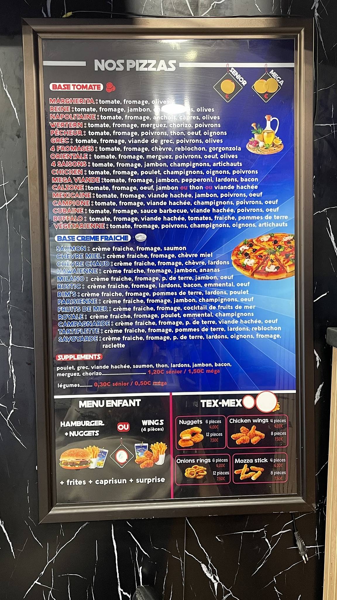 Carta del restaurante Le Prince Food, Sevran