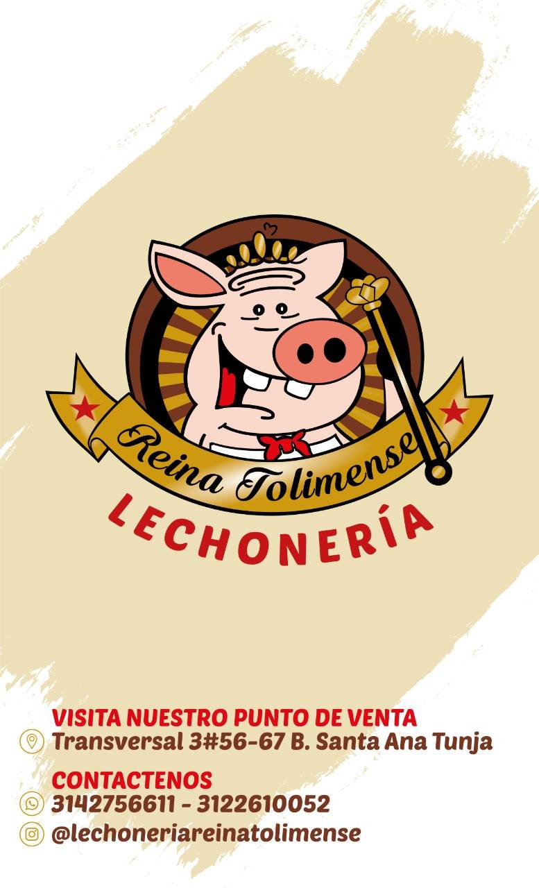 Carta del restaurante Lechoneria Reina Tolimense, Tunja