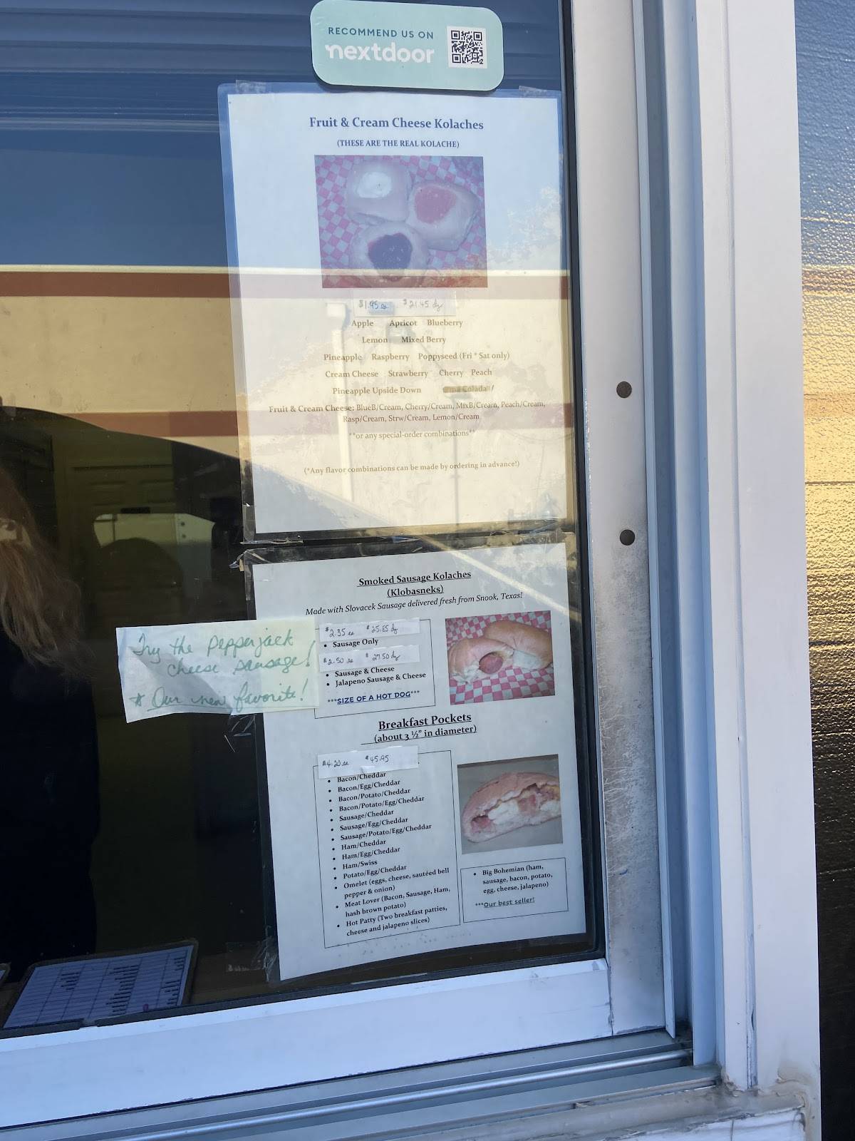 Menu at Little Bohemian Bakery, Belton, 511 Lake Rd