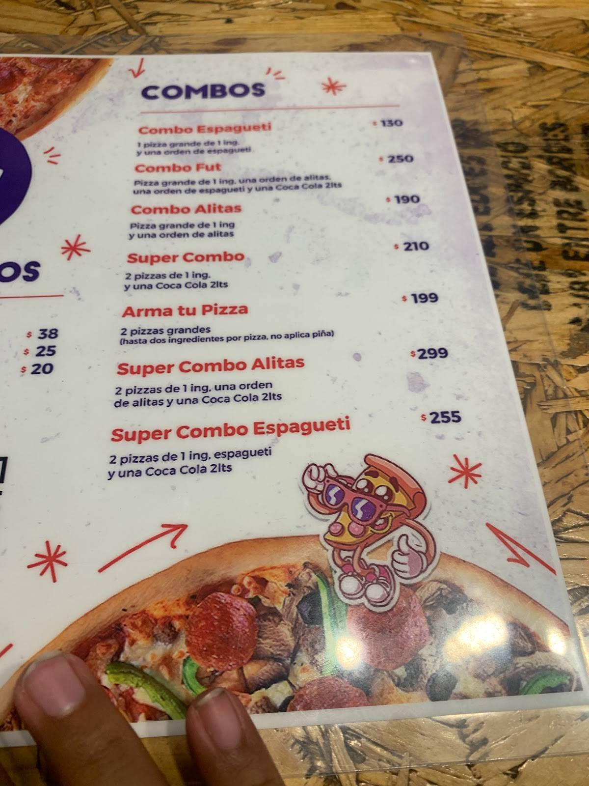 Carta del restaurante Little Rome! Pizza, Apodaca