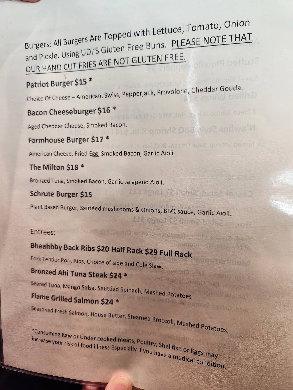 Menu at Local Goat - New American Restaurant Pigeon Forge, Pigeon Forge