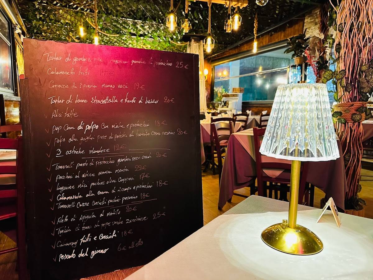 Menu at Locanda Alla Romana restaurant, Rome