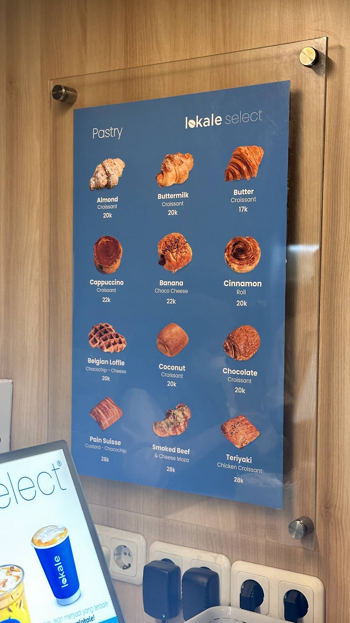 Menu at Lokale Select, Pontianak