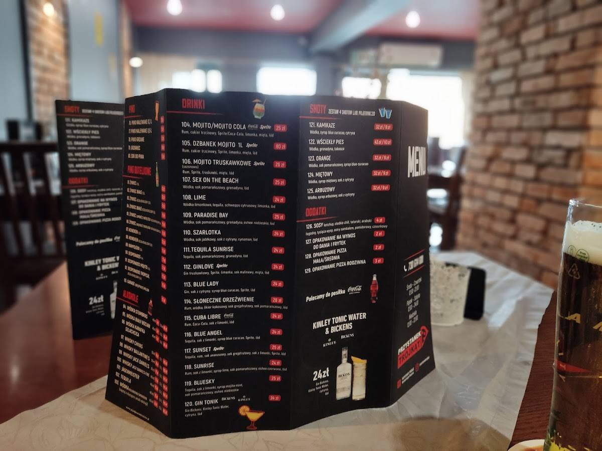 Menu at Restauracja - Pizzeria "Przystanek Trójkąt", Lowicz
