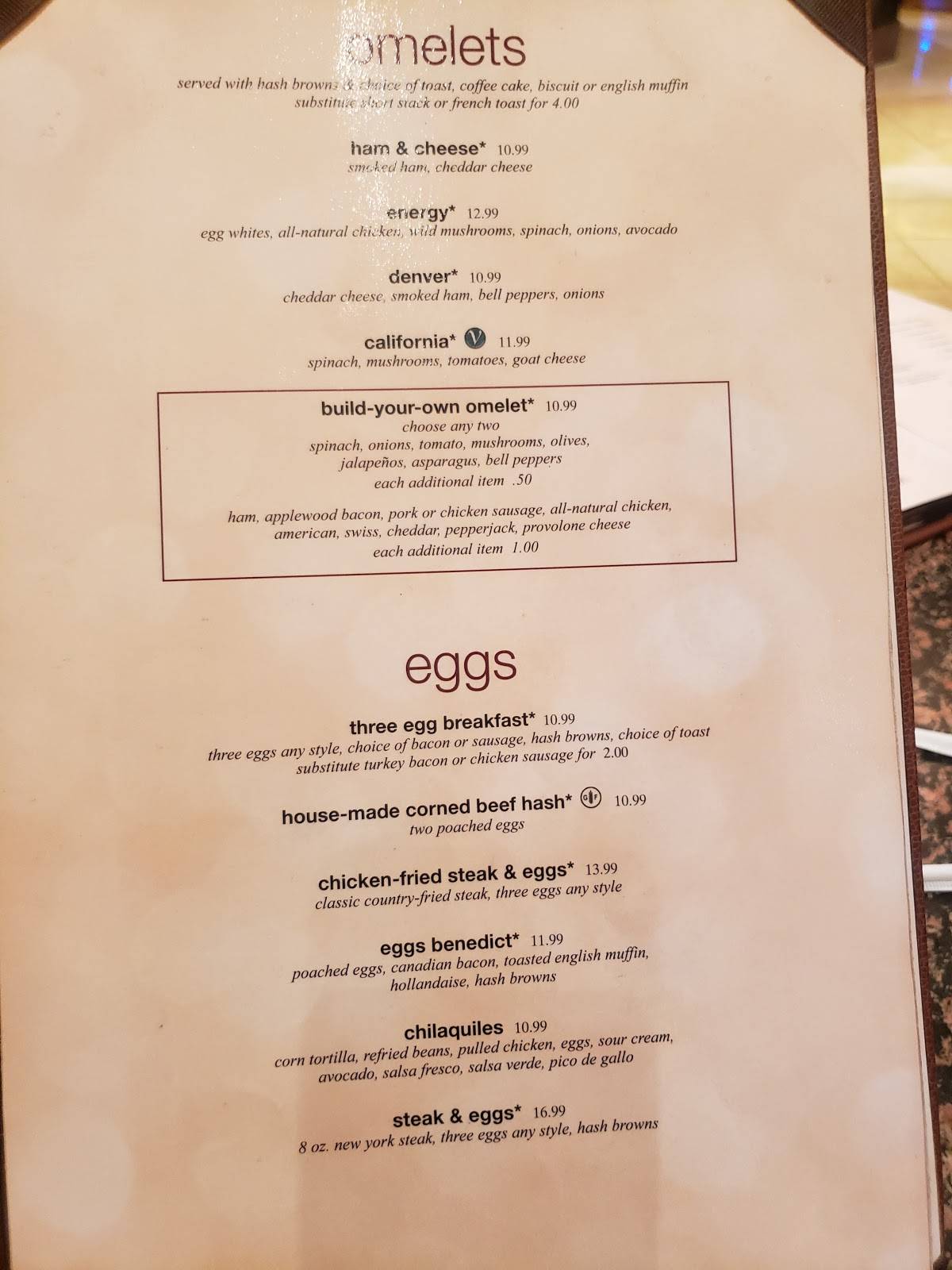Menu at Lucky Penny at Red Rock pub & bar, Las Vegas, W Charleston Blvd