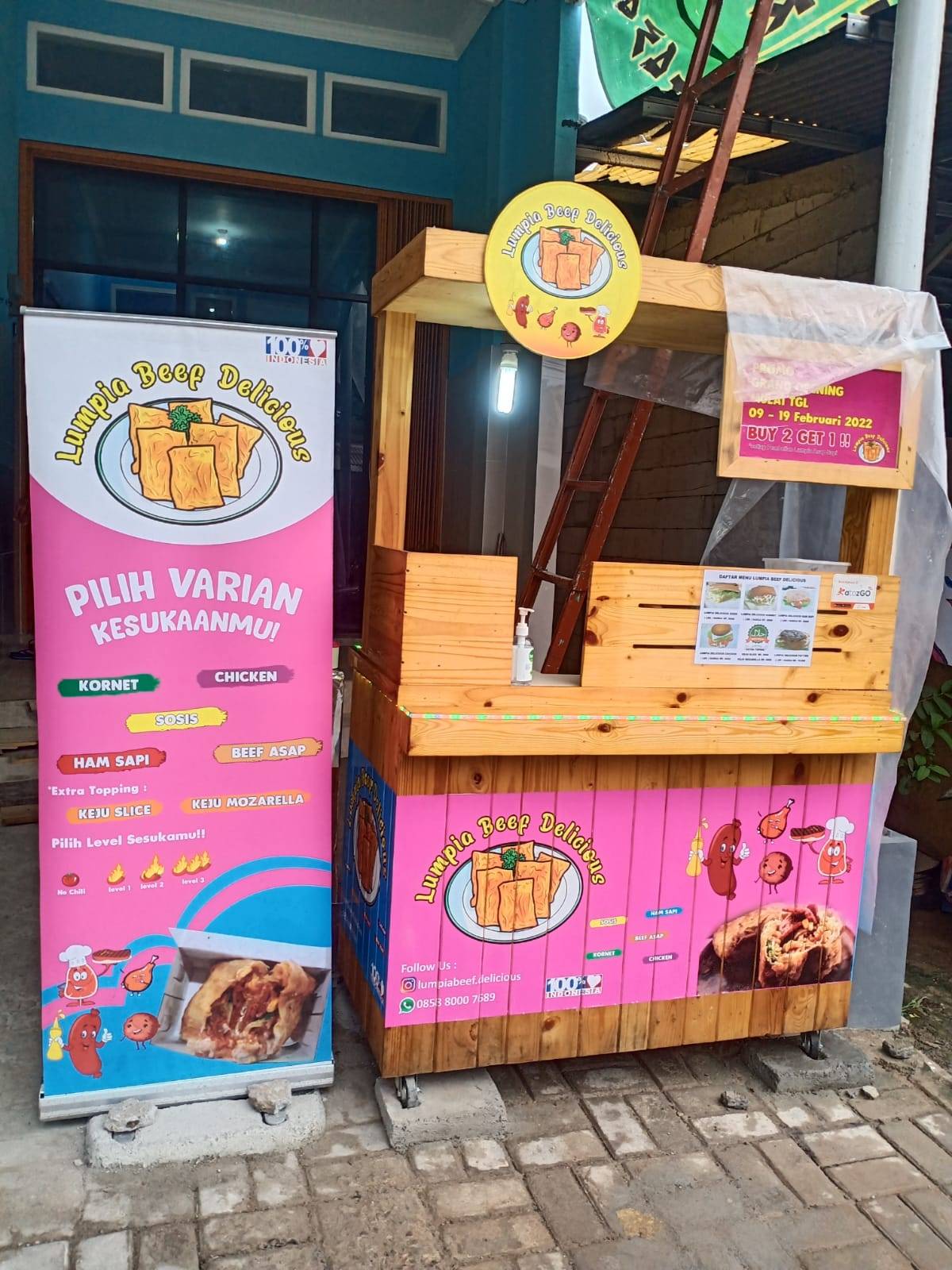 Menu at Lumpia Beef Mafia restaurant, Depok