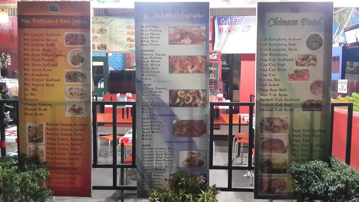 Menu at MJ Resto restaurant, West Jakarta