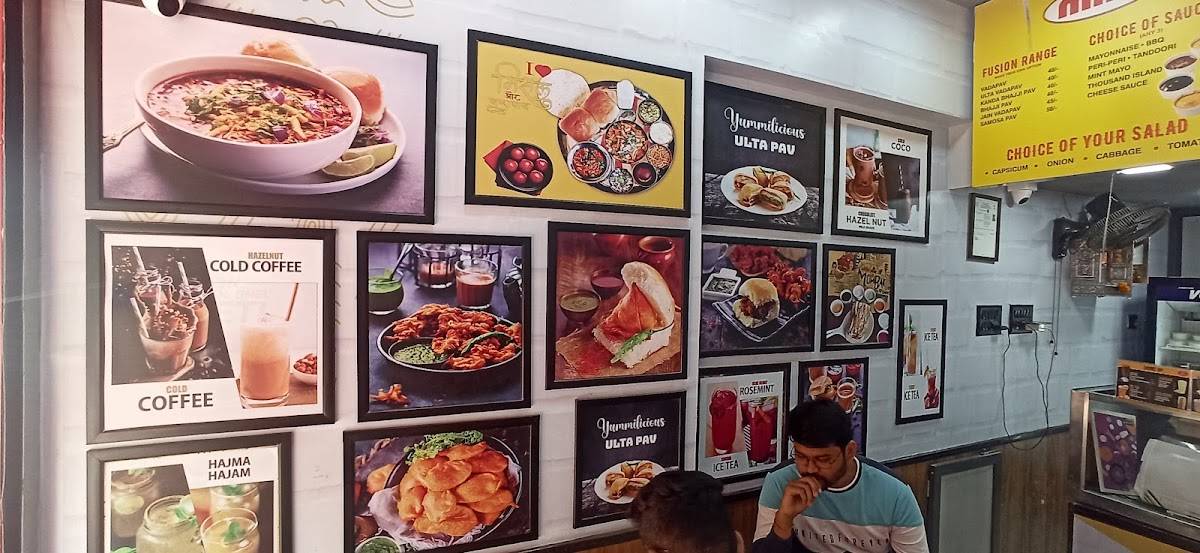 Menu at MMV Mumbaiya Misal and Vadapav Iscon, Ahmedabad