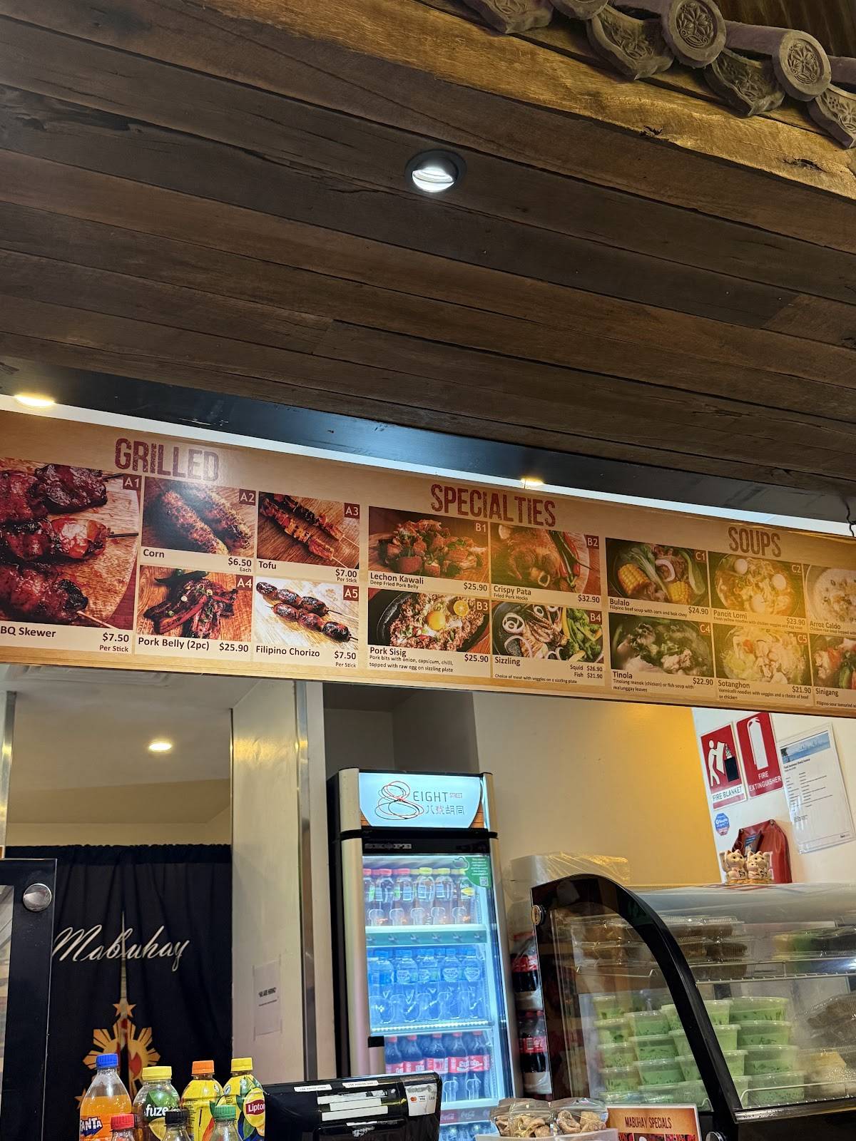 Menu at Mabuhay Grill restaurant, Biggera Waters
