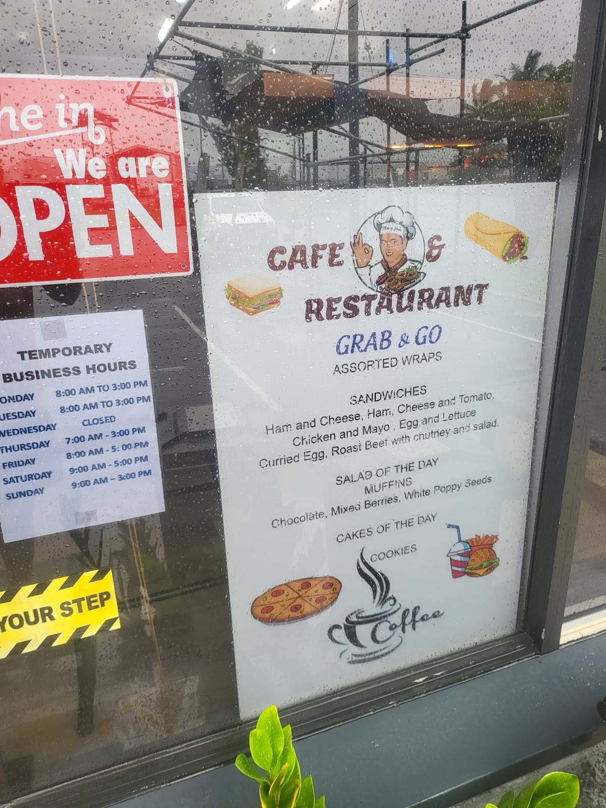 Menu at Mang Jose Café and Restaurant, Mackay