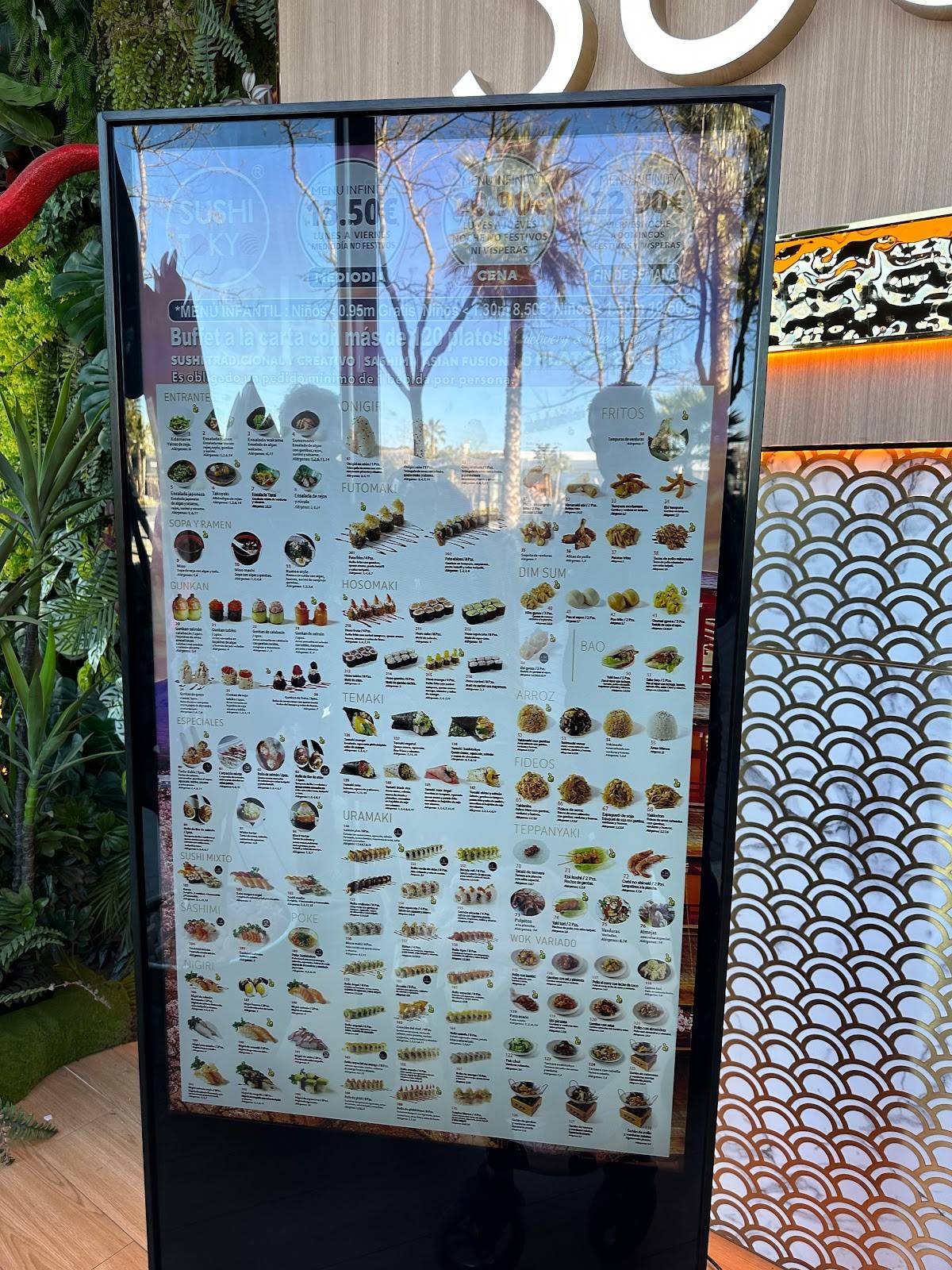Carta del restaurante Amazonia Asador, Madrid
