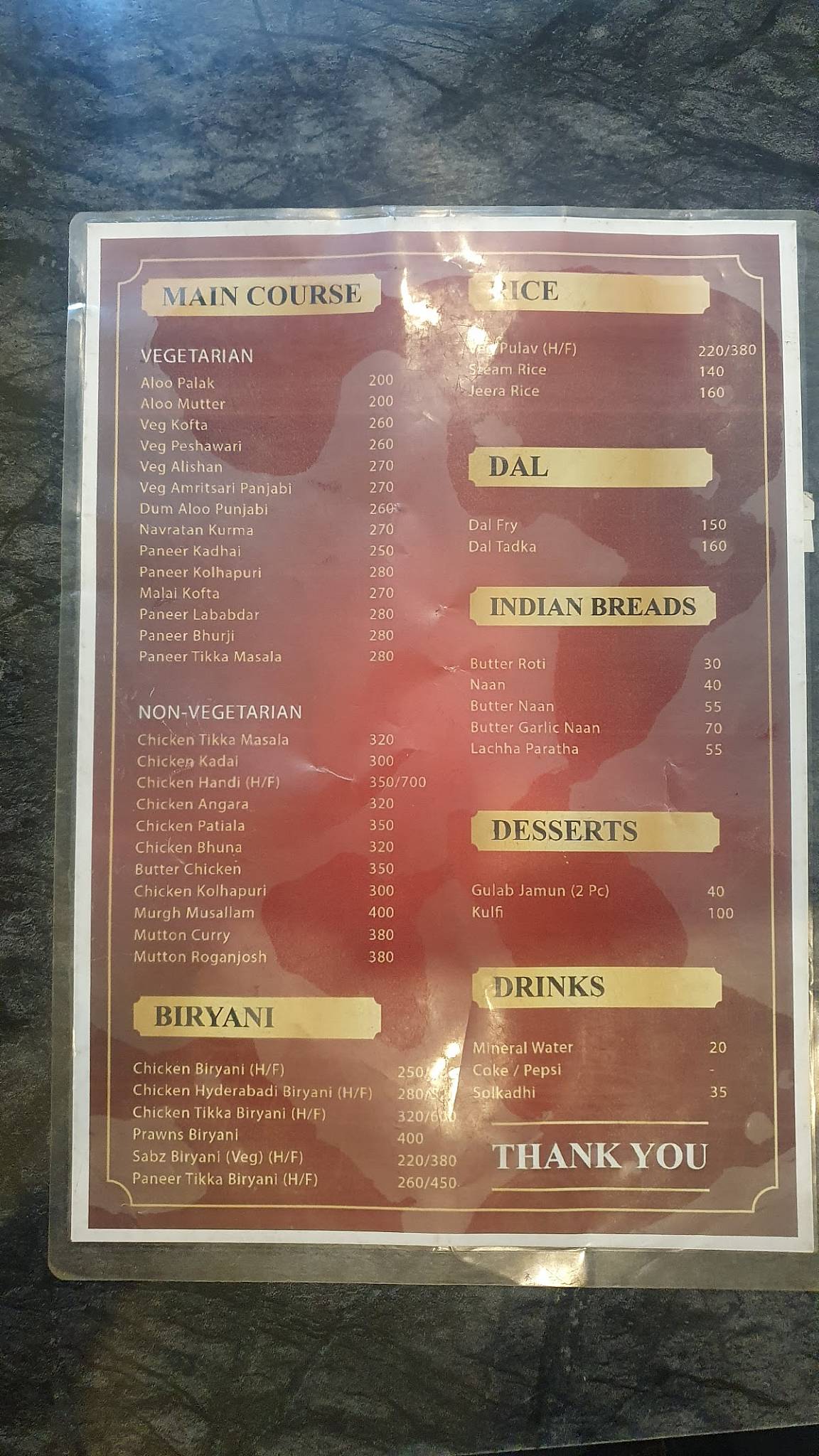 Menu at MajGhar - Thane, Thane