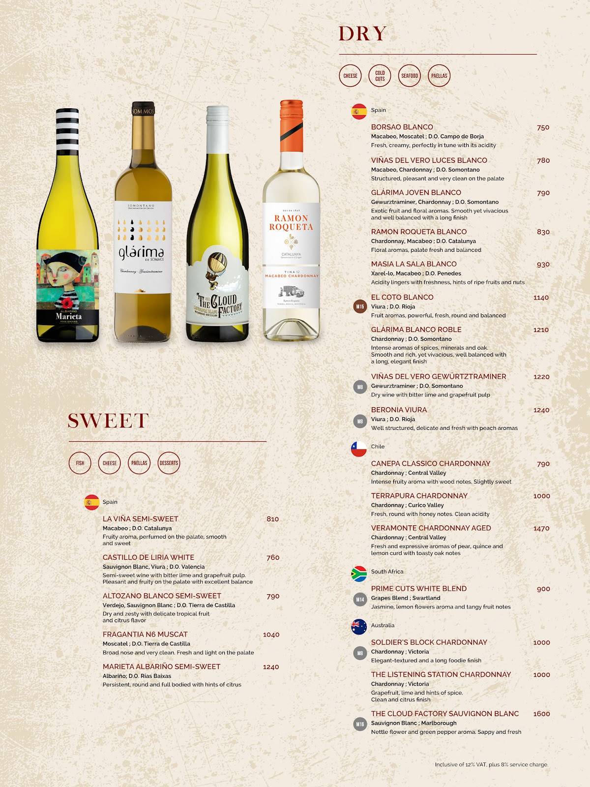 Menu at Barcino - Rockwell, Makati, Power Plant Mall 143 R1 Level ...