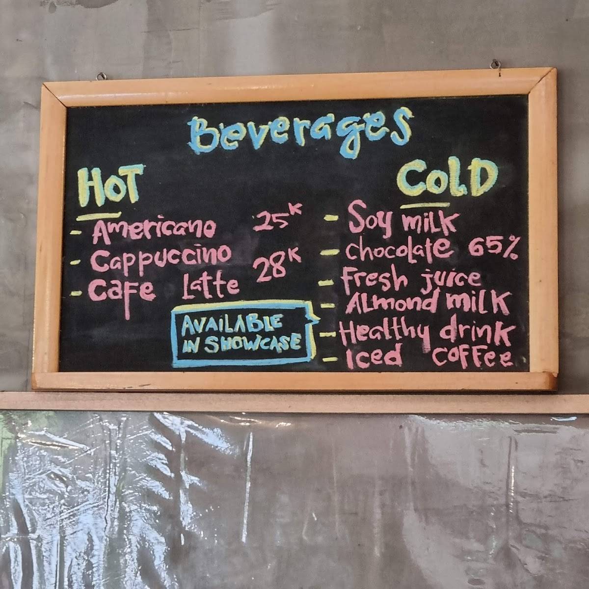 Menu at Retawu Deli cafe, Malang