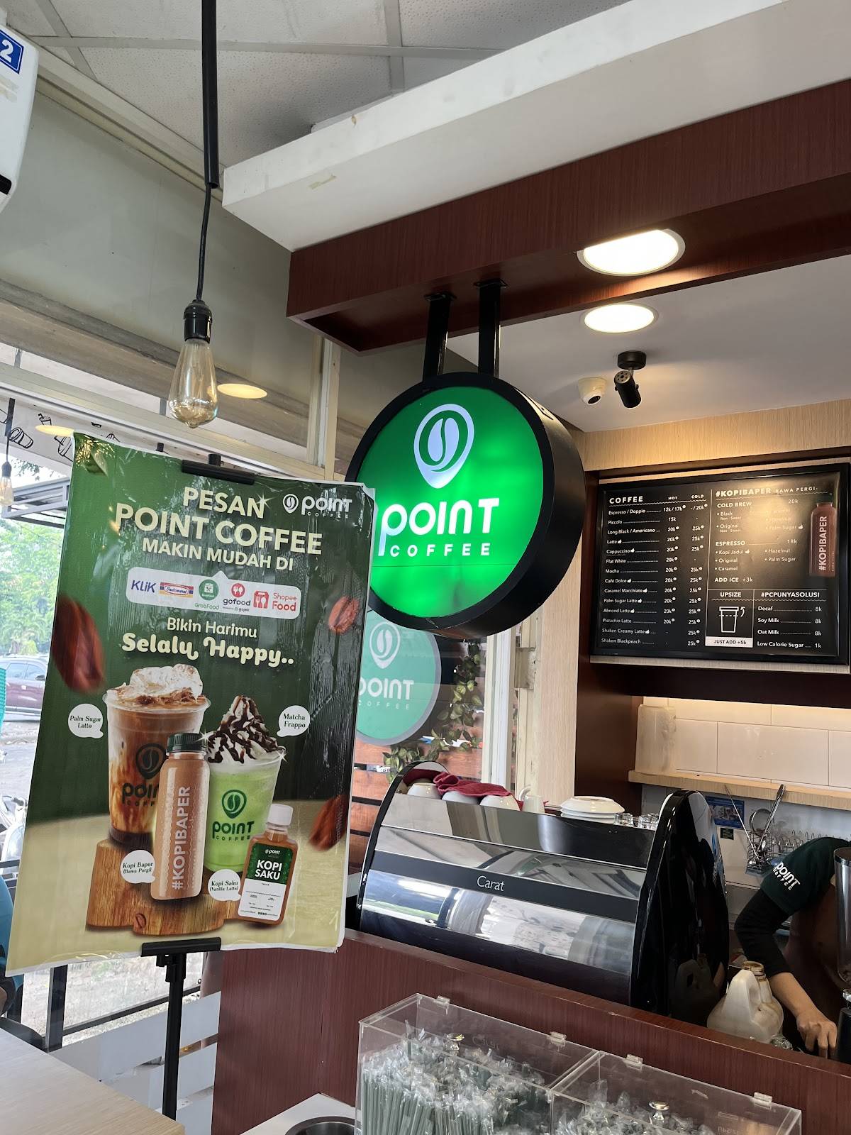 Menu at Point Coffee, Medan Estate