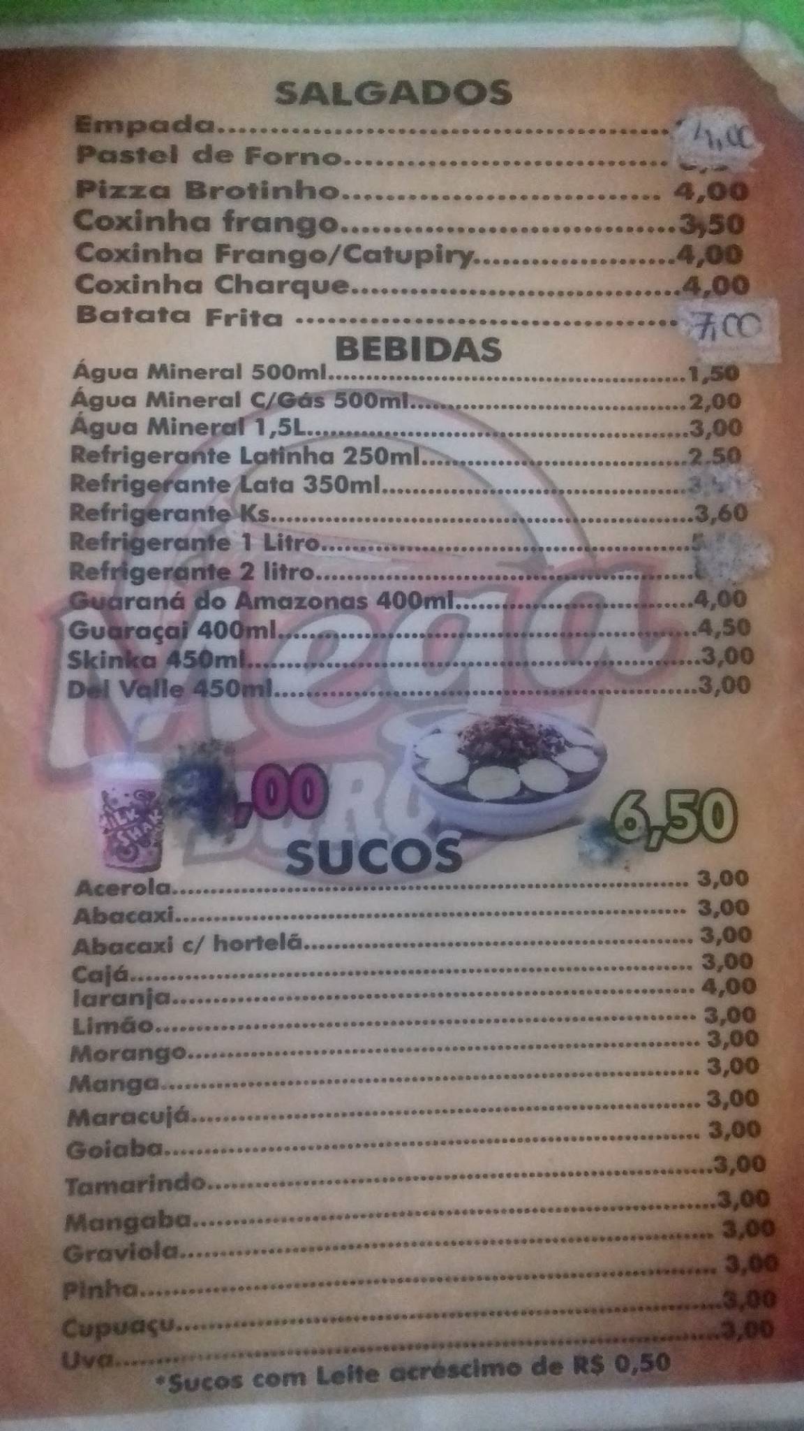 Menu em Mega Burger restaurante, Recife, R. Dep. José Francisco de Melo ...