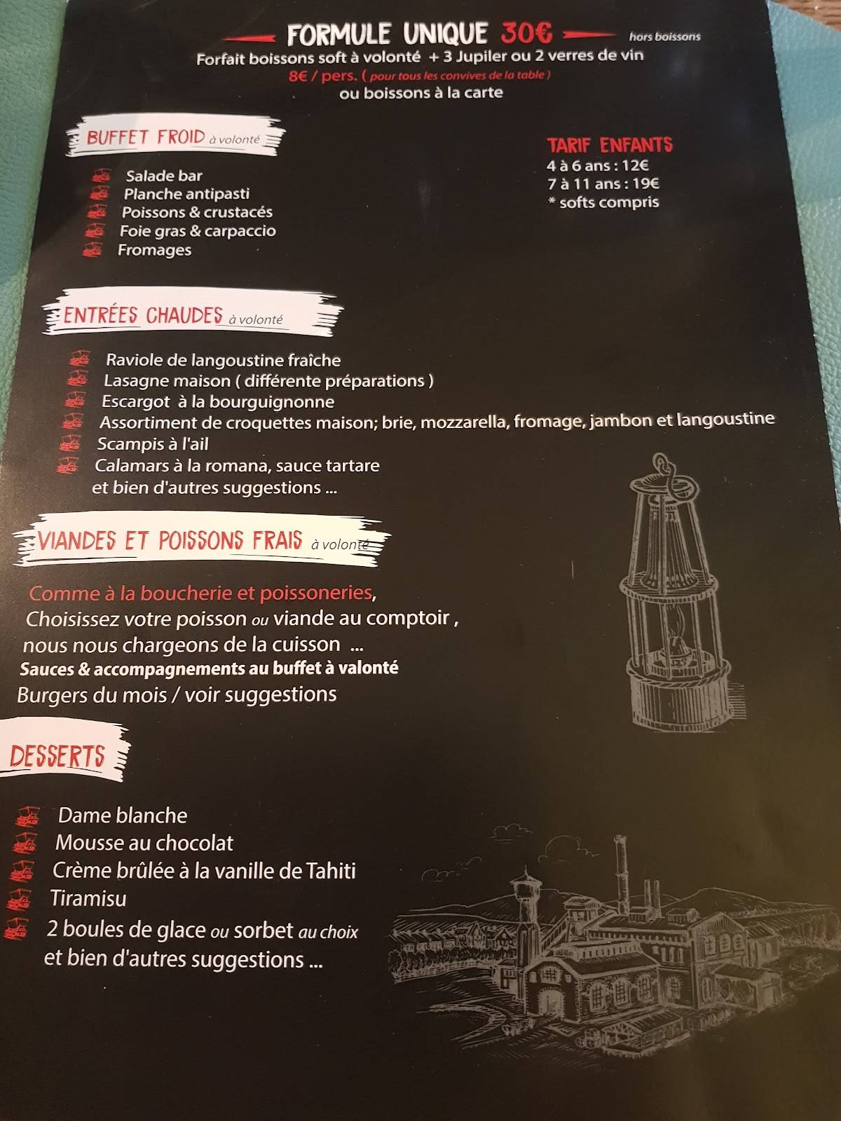 Menu at Mega-Grill Cuesmes, Mons