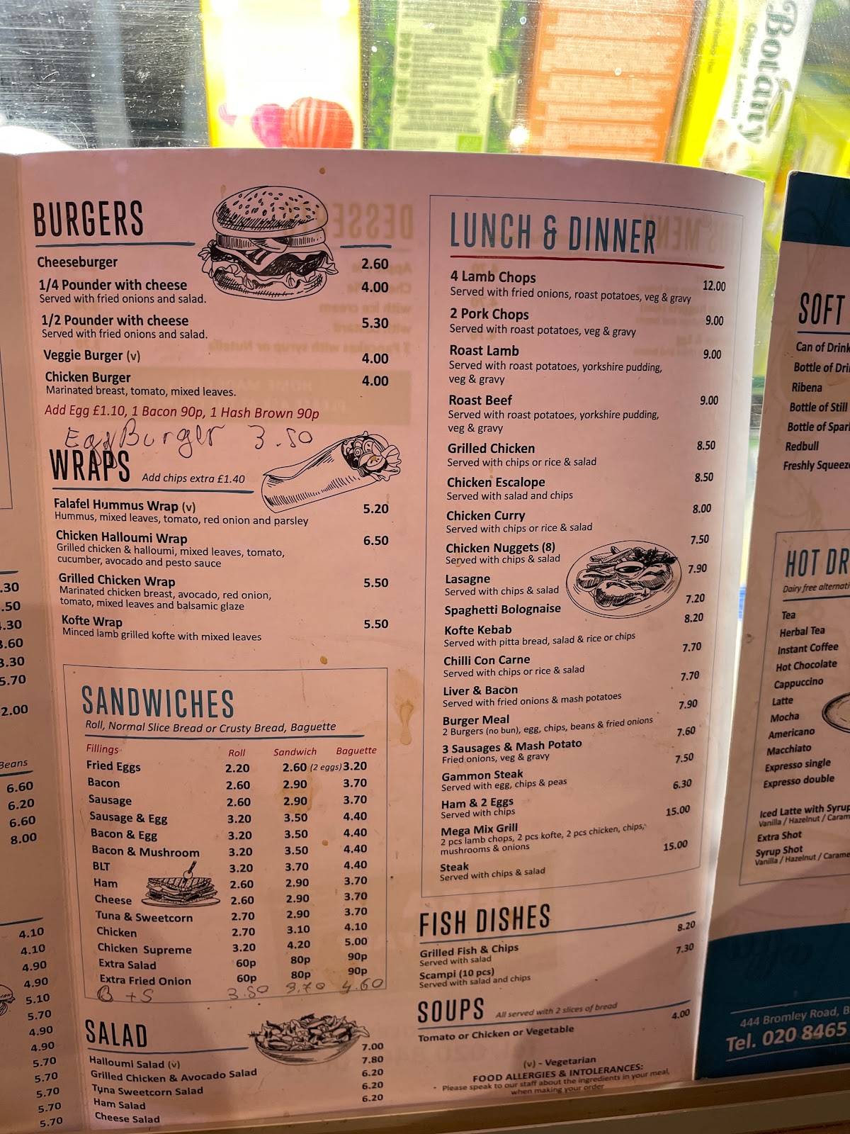 Menu at Megabreakfast Cafe Bromley, Bromley