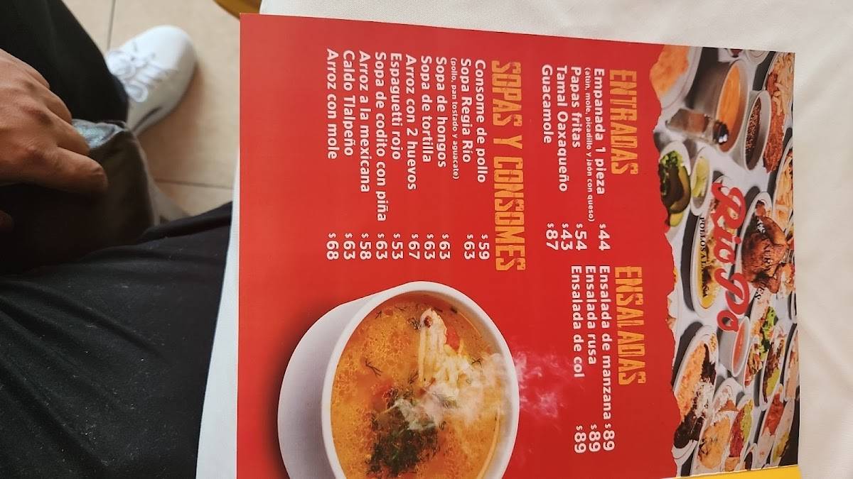 Carta del restaurante Pollos Rio Po, Metepec, Blvd. Solidaridad las ...