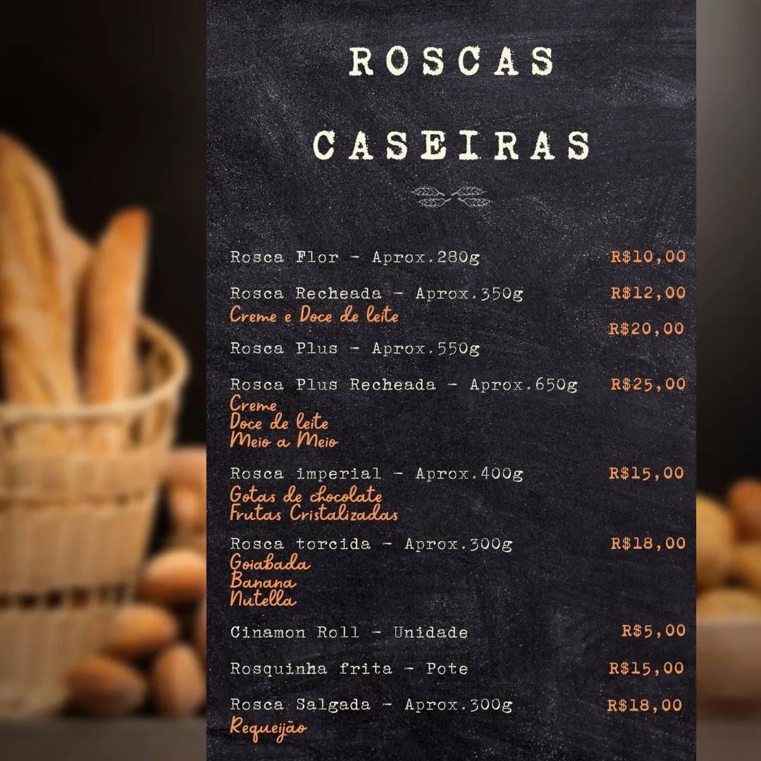 Menu em Meu Pão caseiro Niterói, Niterói