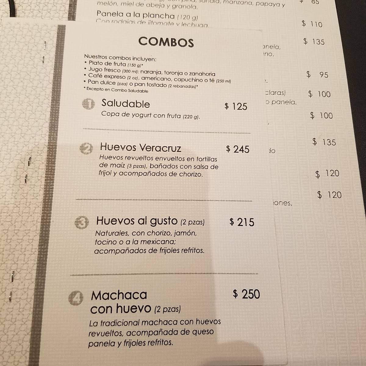 Carta del restaurante La Mansión Aeropuerto T1, Ciudad del México ...