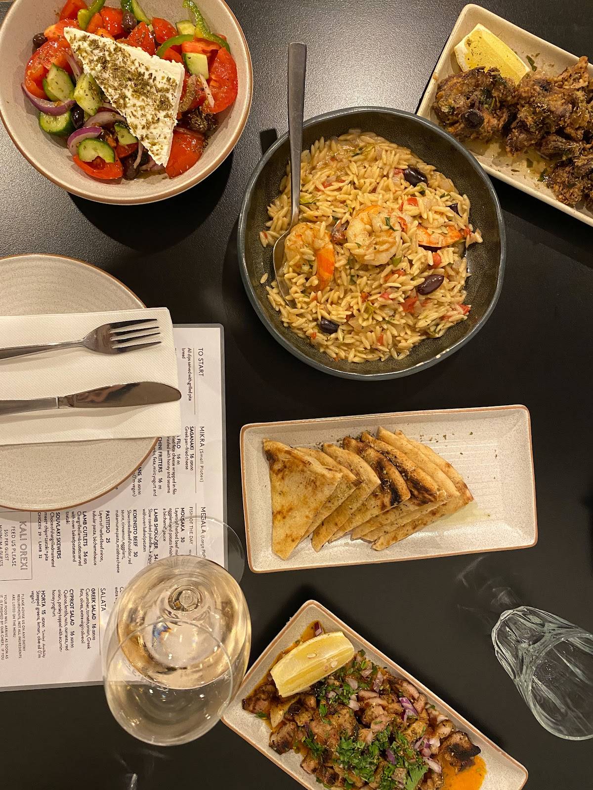 Menu at Meze Mazi restaurant, Prospect