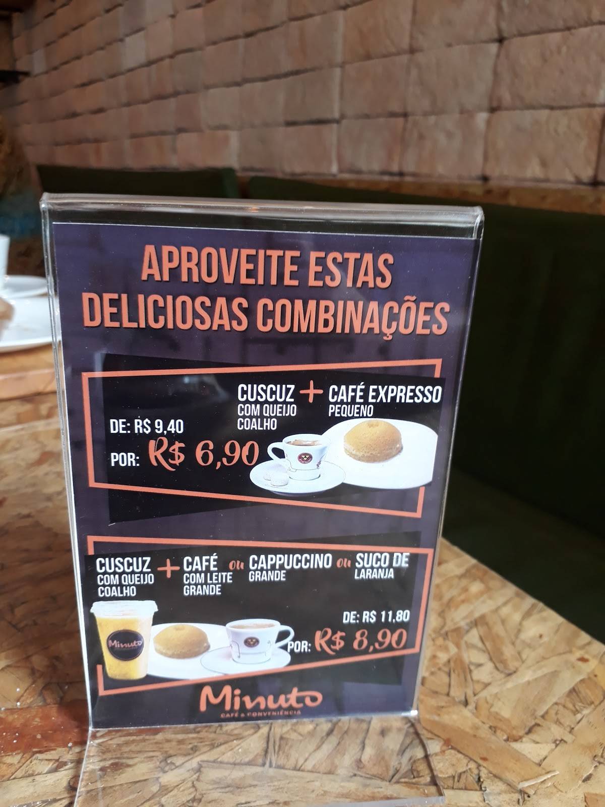 Menu em Minuto Café e Conveniência, Fortaleza