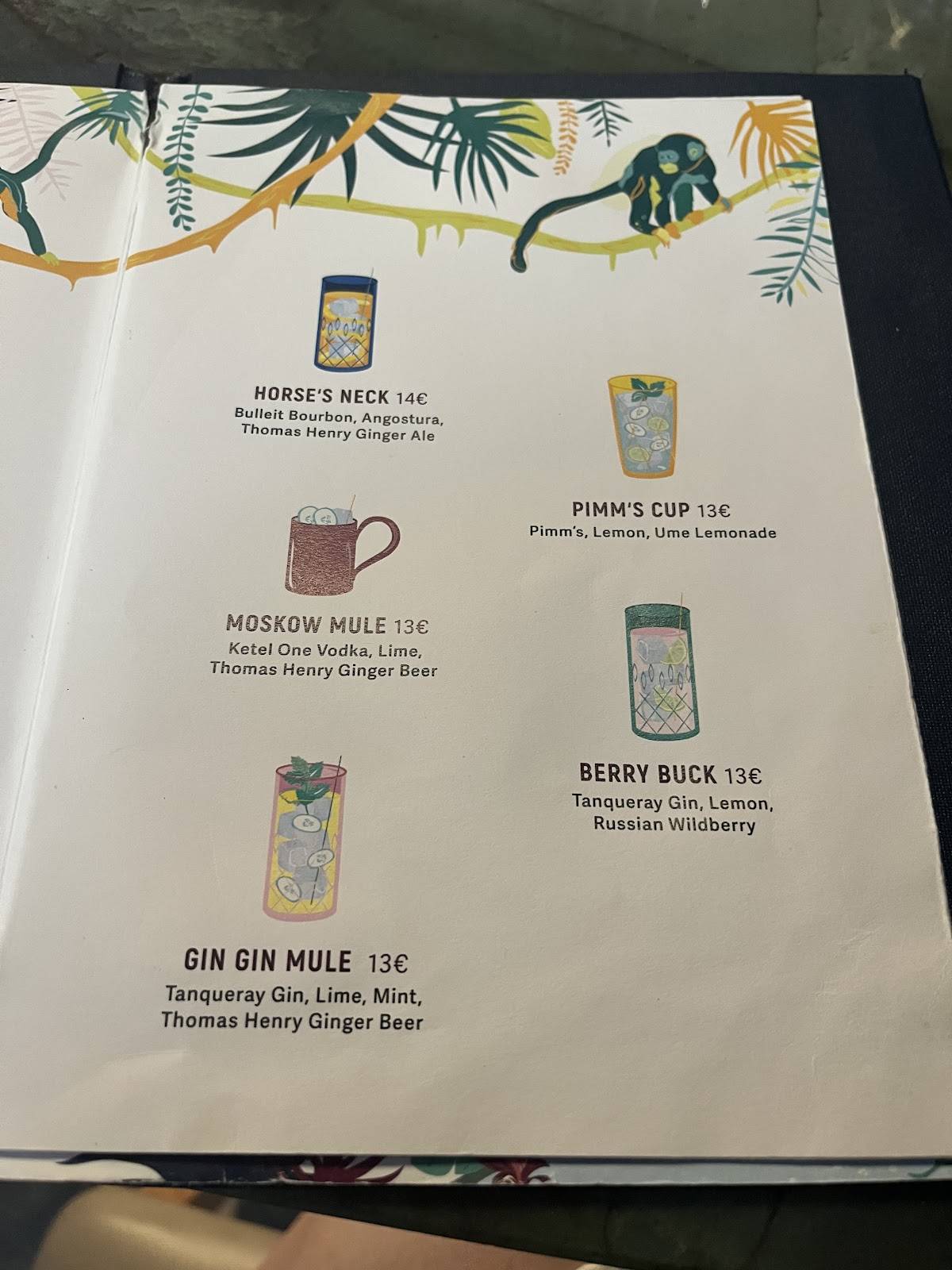 Carta de Miranda Bar, Viena