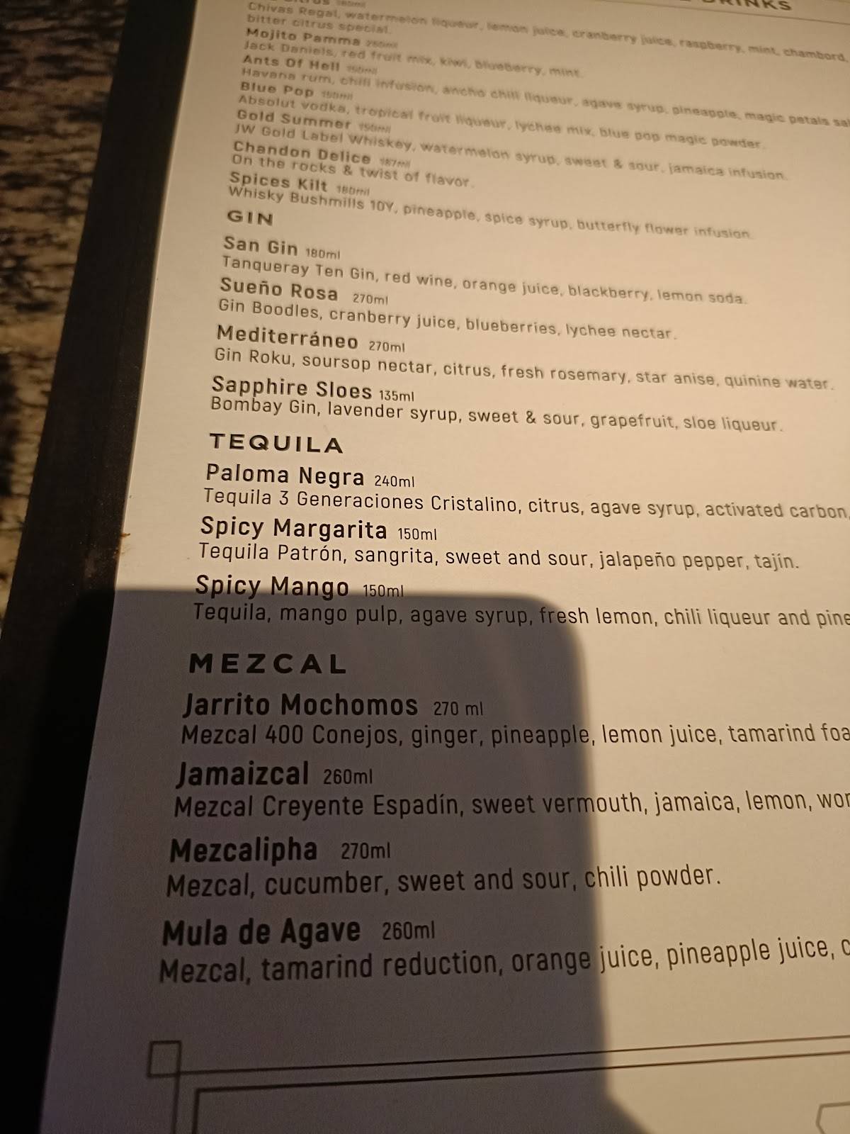Carta del restaurante Mochomos Monterrey, San Pedro Garza García, Av ...